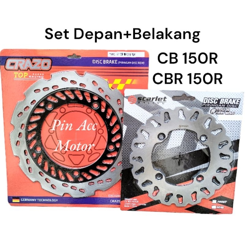 Jual Piringan Disc Cakram Set Depan Belakang Motor CB 150R New LED K45/CBR New CBR Lokal CB150R ...