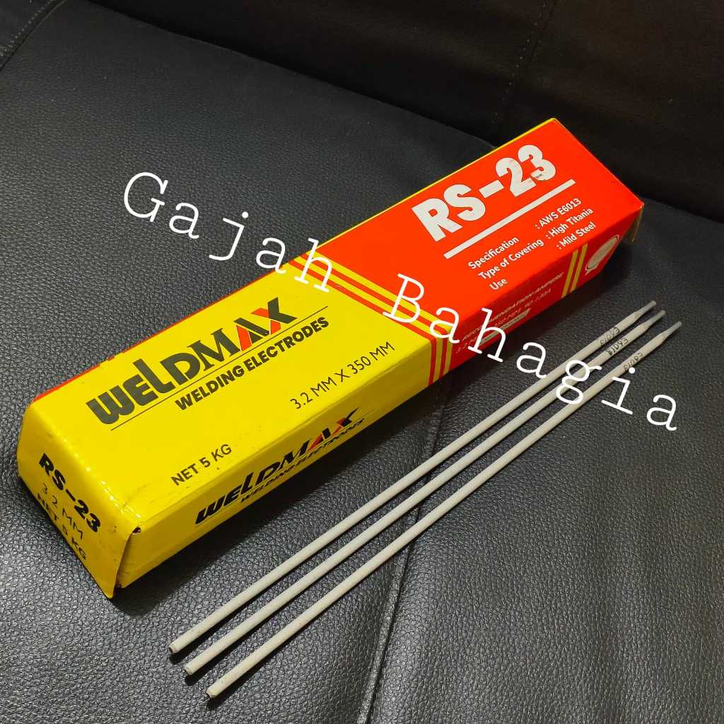 Jual Kawat las 3,2mm 5KG WELDMAX RS23 Mesin las listrik Welding electrodes | Shopee Indonesia