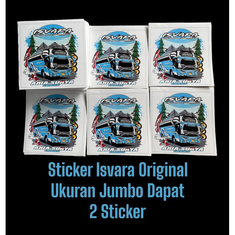 Jual Sticker Bus Isvara Aria Surya Trans Original | Shopee Indonesia