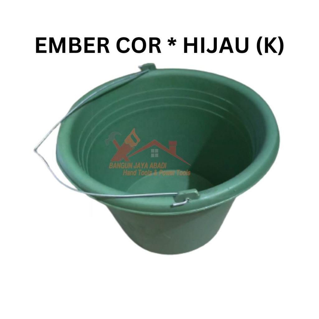 Jual Ember Plastik Hijau | Ember Cor Kuat Anti Pecah | Ember Timba ...