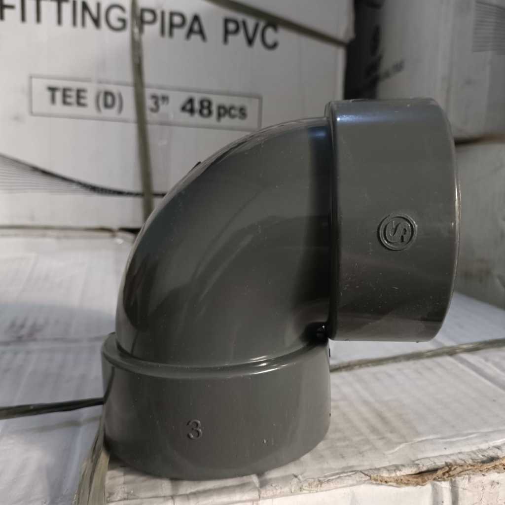 Jual Elbow Murah D 4" Inch / Knie Knee / Fitting Pvc Sambungan Pipa Pvc Paralon Air Ledeng Merk ...