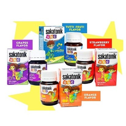 Jual Sakatonik ABC Tablet Hisap Multivitamin Vitamin Anak 30 Tablet ...
