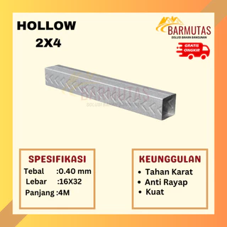 Jual Hollow 2x4 Terlengkap & Harga Terbaru Maret 2026 | Shopee Indonesia