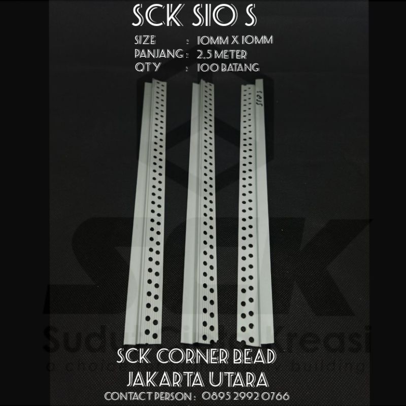 Jual Tali air plafon shadowline SCK S10 S UPVC PVC, minimal order 100pc ...
