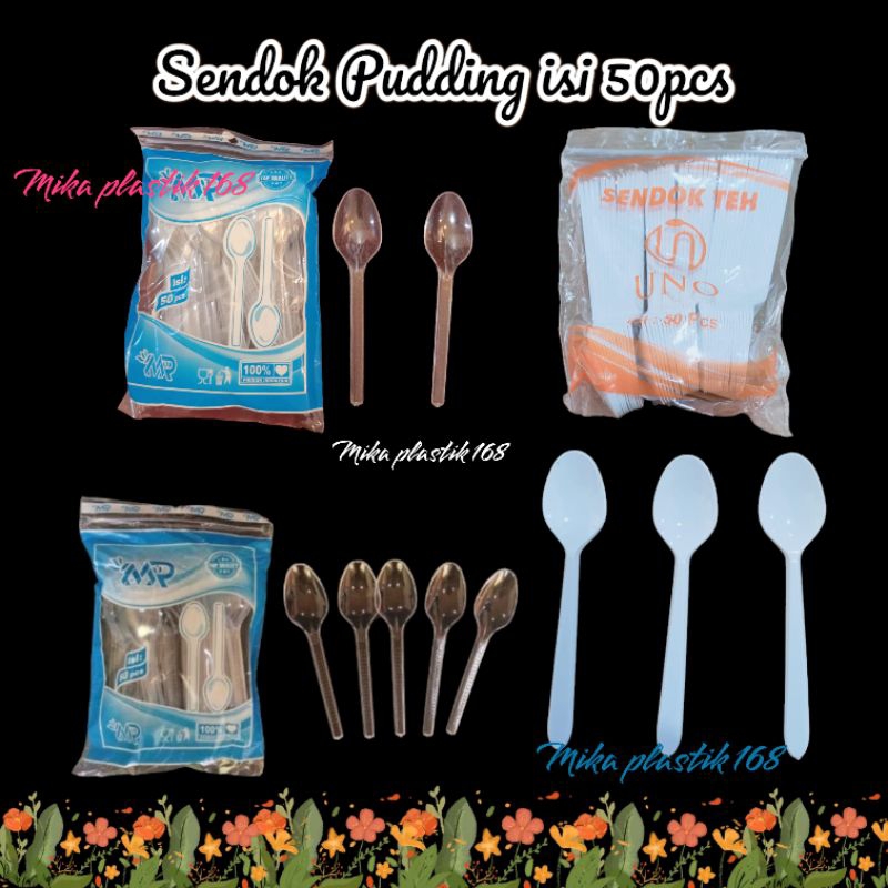 Jual Sendok pudding/Sendok jelly isi 50pcs | Shopee Indonesia