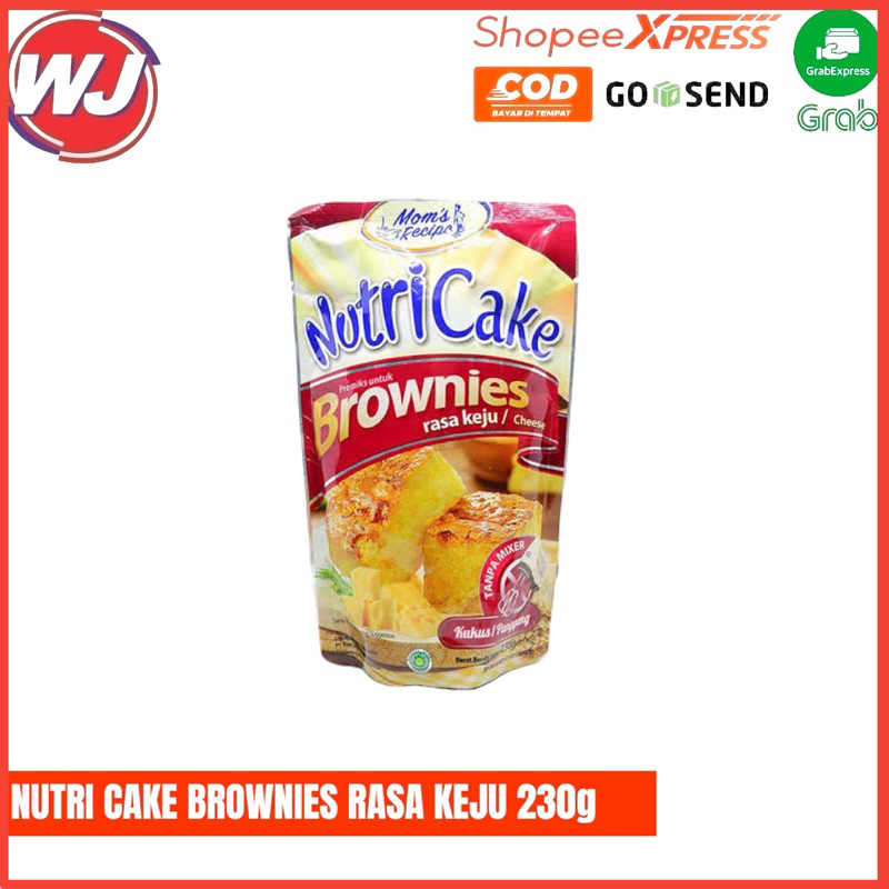 Jual NUTRI CAKE BROWNIS RASA KEJU 230g | Shopee Indonesia
