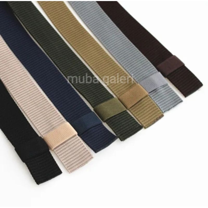 Jual TALI SABUK KANVAS NYLON TALI IKAT PINGGANG | Shopee Indonesia