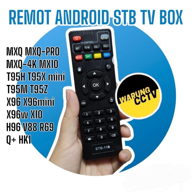 Jual REMOTE ANDROID TV BOX STB-11 semua tipe MX10 H96 V88 T95 X96 MXQ ...