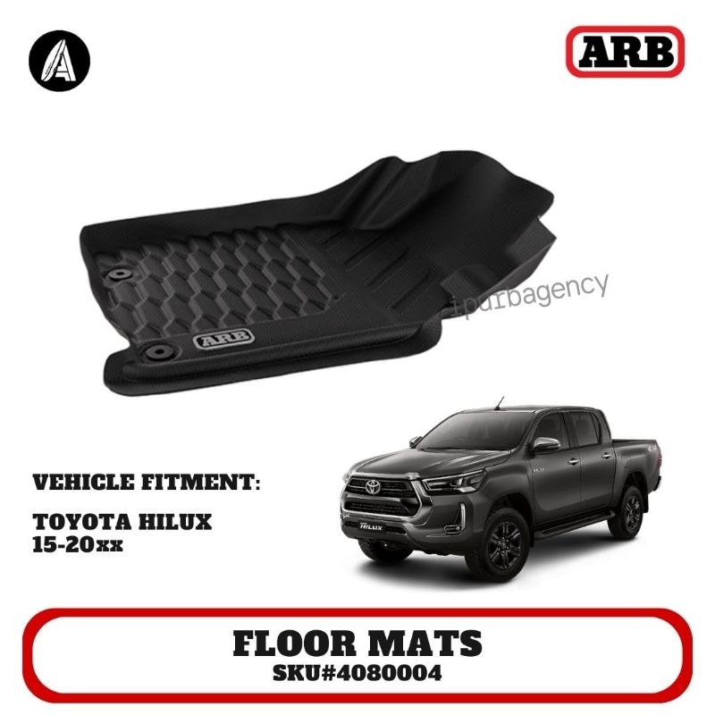 Jual ARB - FLOOR MATS SET TOYOTA HILUX 2015-20xx — 4080004 | Shopee ...
