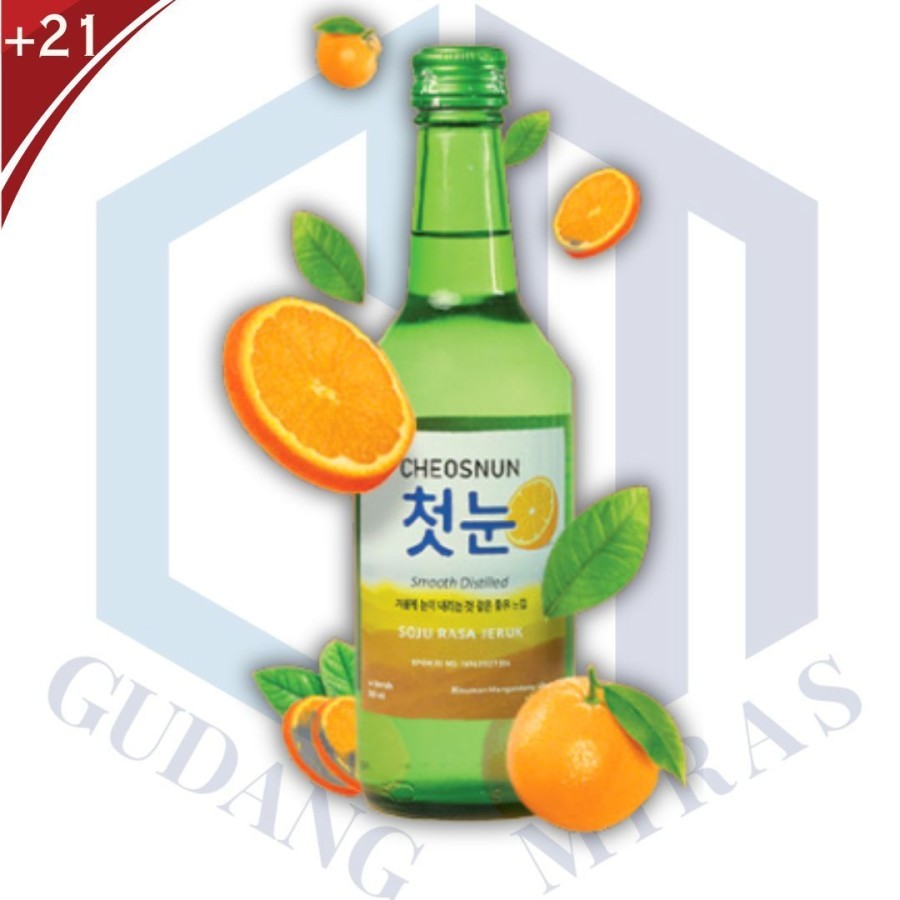 Jual CHEOSNUN SOJU ORANGE 360ml CHEOS NUN CHUSNUN JERUK ARAK KOREA ...