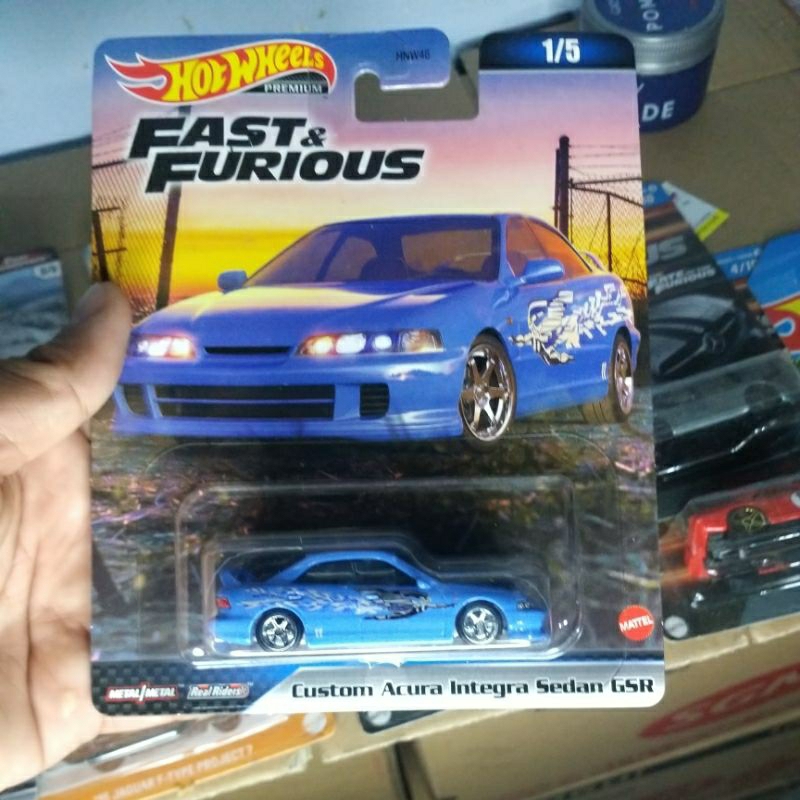 Jual Hot Wheels Fast And Furious Premium Custom Acura Integra Sedan GSX ...