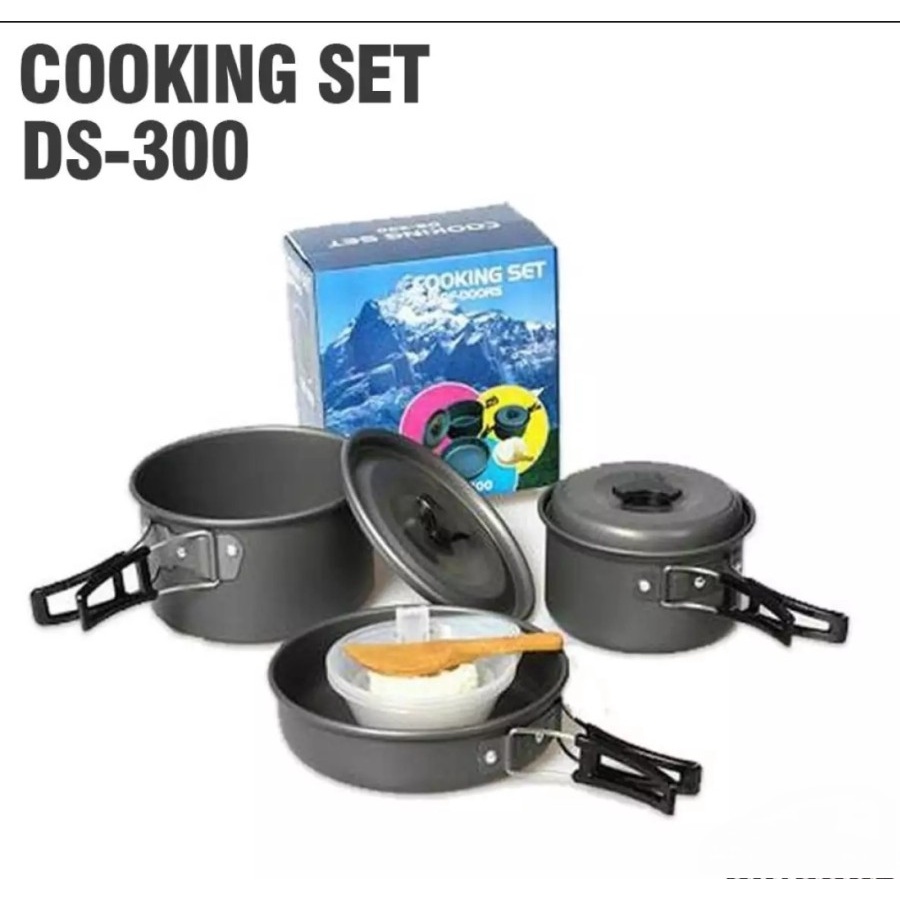 Jual COOKING SET DS 300 - ALAT MASAK CAMPING - PANCI OUTDOOR - ALAT ...