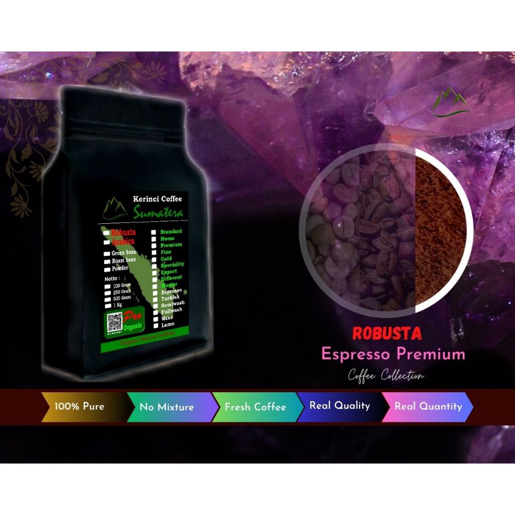 Jual Kopi Bubuk Espresso Premium - Robusta 500 Gram - 100 % Murni ...