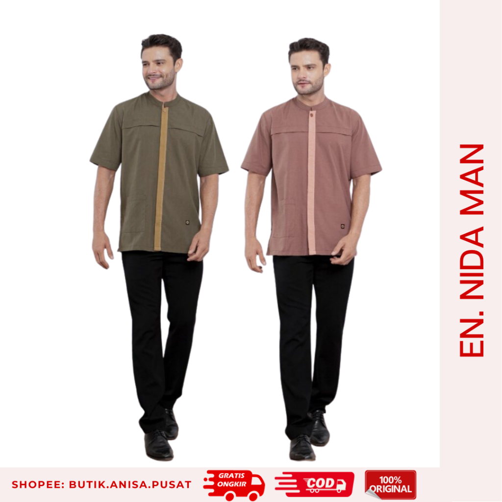 Jual ENDOMODA Koko NIDA MAN Sarimbit Keluarga | Shopee Indonesia