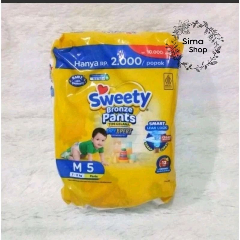 Jual Sweety Bronze Pants Mini Pack M5/L5/XL4 ( 1 Pack isi 5 Pcs ...