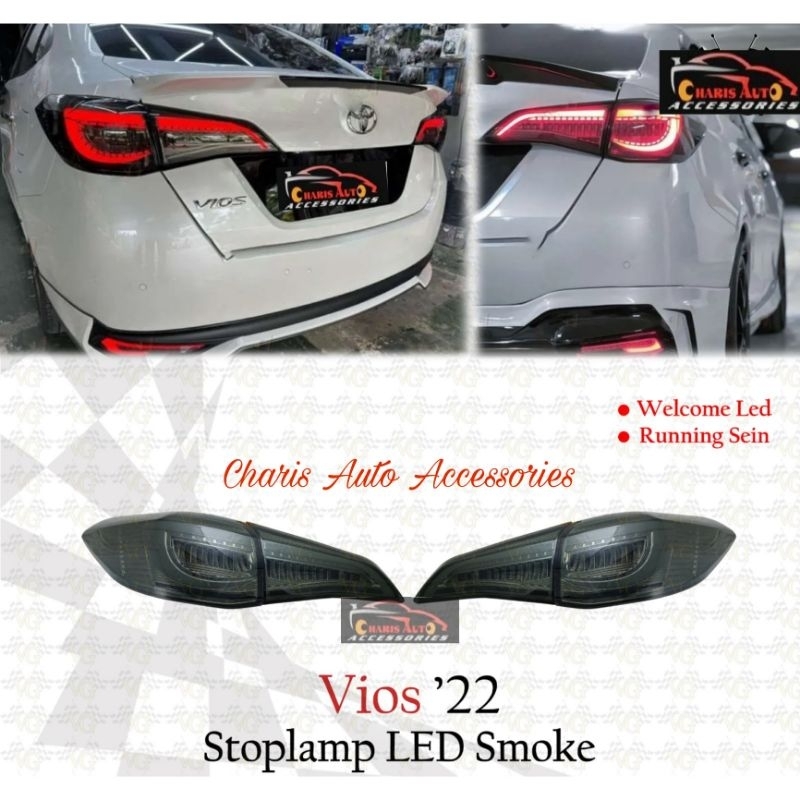 Jual STOPLAMP VIOS 2022 2023 UP GEN 4 LED SMOKE WELCOME LIGHT + RUNNING ...