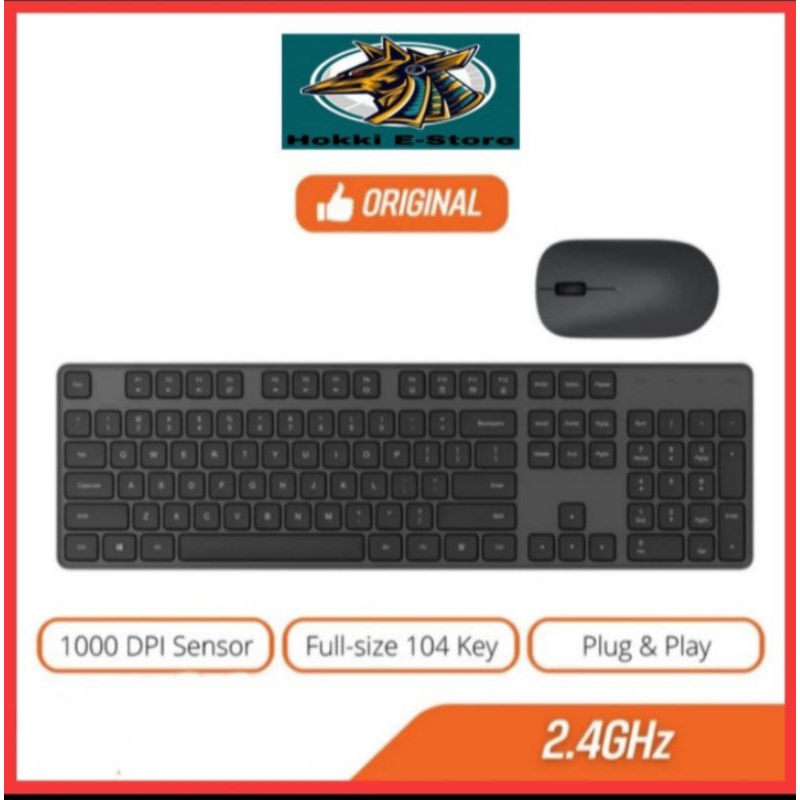 Jual Xiaomi Mi Wireless Keyboard and Mouse Set 2.4GHz Keyboard | Shopee ...