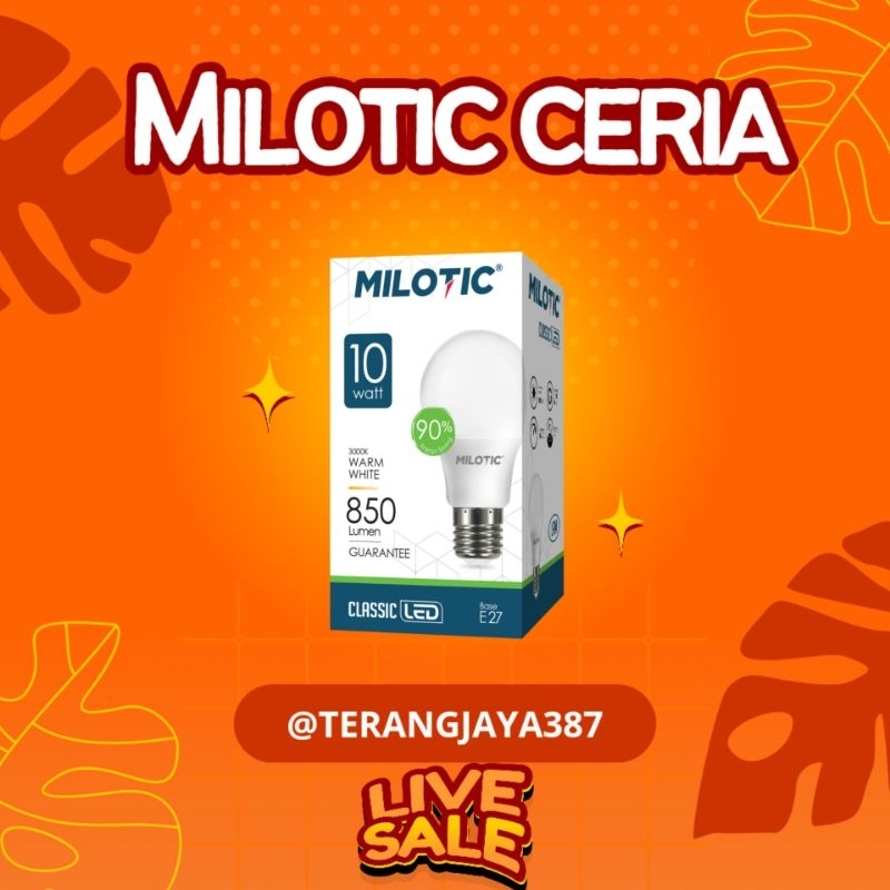 Jual Lampu LED Kuning Milotic 10 Watt Warm White | Shopee Indonesia