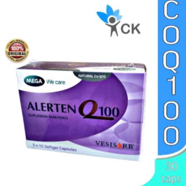 Jual ALERTEN Q100 antioksidan dan menjaga kesehatan jantung | Shopee ...