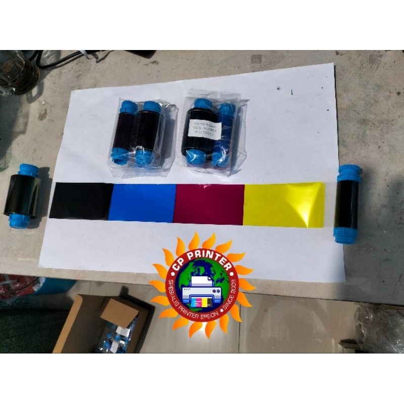 Jual Ribbon Cartridge Colour Warna Printer ID Card Javelin J230i ...