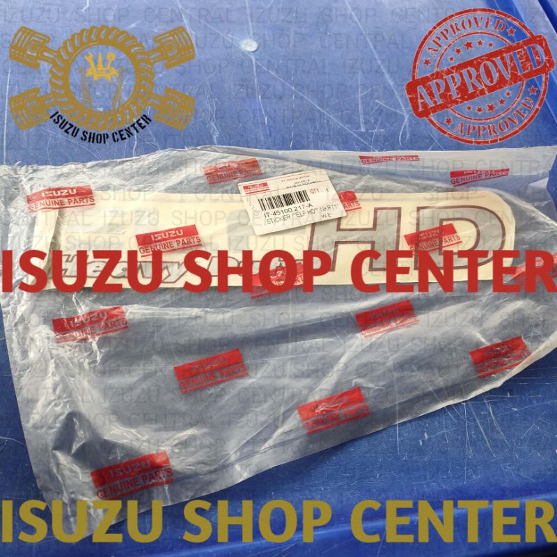 Jual STIKER STICKER DECAL ISUZU ELF HD HEAVY DUTY ORIGINAL ISUZU ...