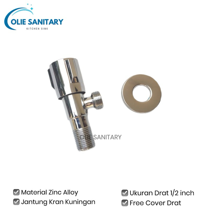 Jual Stop Kran Toilet Stop Kran Single Double Stop Kran Kloset | Shopee ...