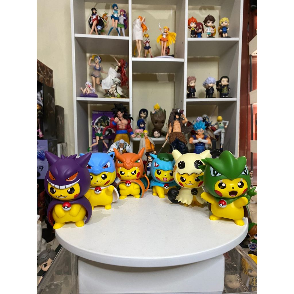 Jual Action Figure Series Pokemon Pikachu Chibi Mimikyu Charizard ...