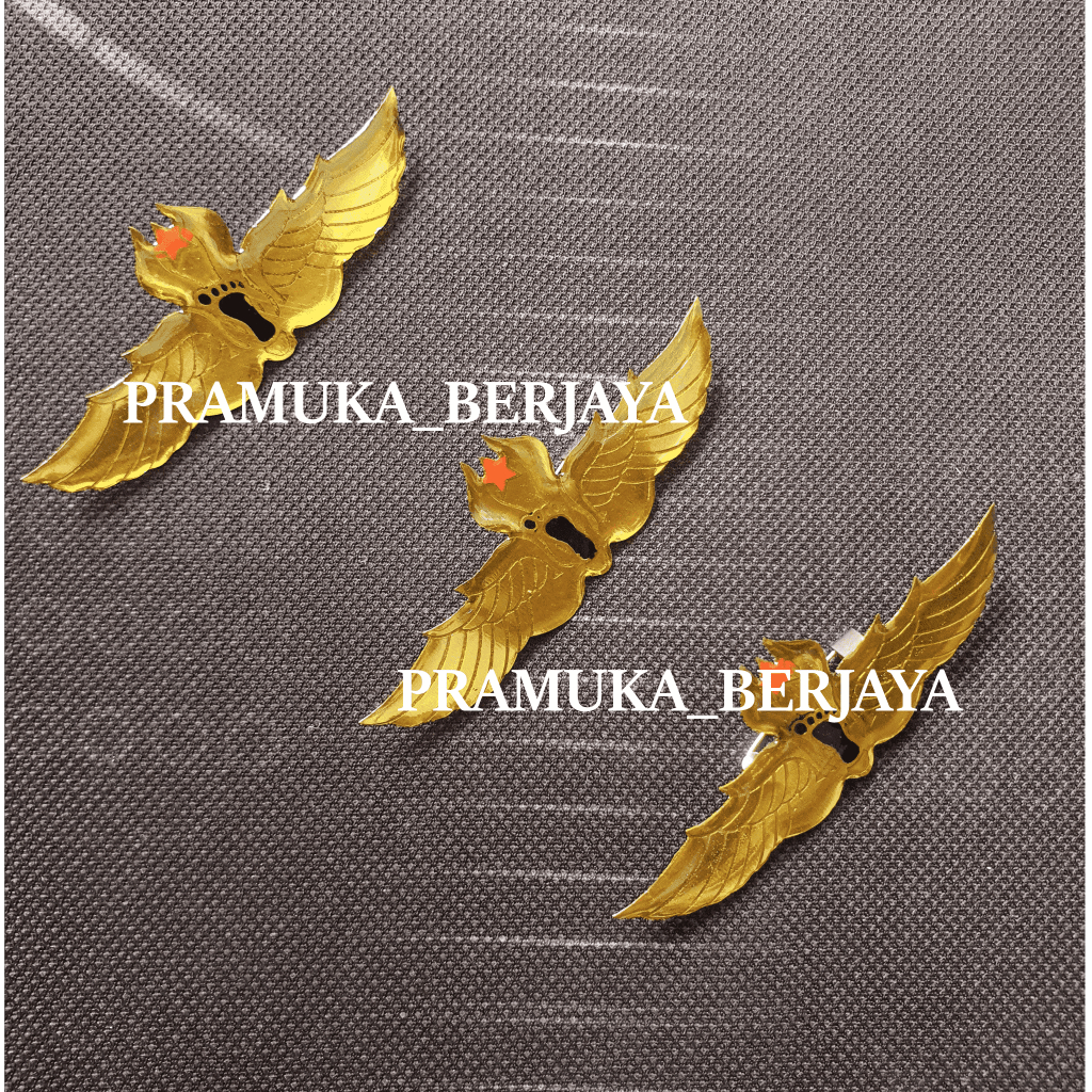 Jual pin tapak hitam / pin tapak merah / wing tapak merah / wing tapak ...