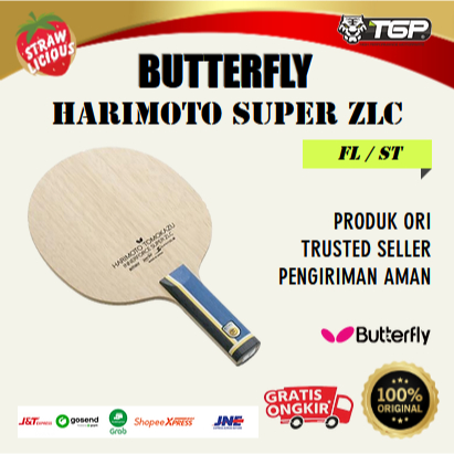 Jual Bat/Bet Blade Kayu Tenis Meja Pingpong Butterfly Harimoto Innerforce Super ZLC Ori | Shopee ...