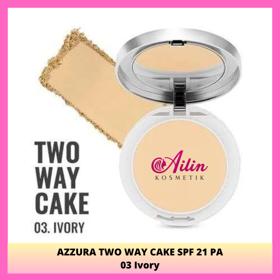 Jual AiLiN AZZURA TWO WAY CAKE SPF 21 PA++ | Bedak TWC Foundation ...