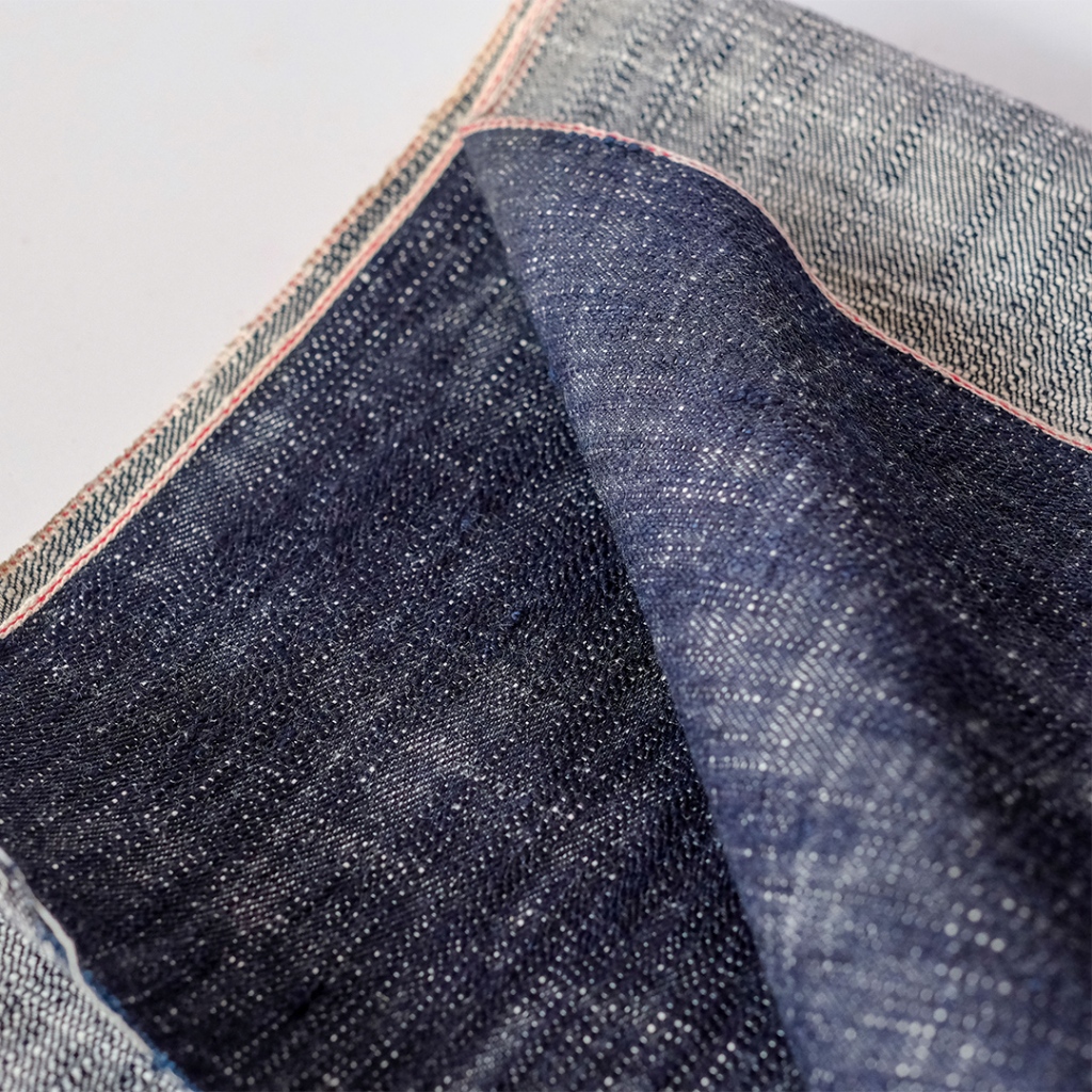 Jual Raw Blue Jeans 19 oz Selvedge Super Heavy Cross RC Slub Non ...