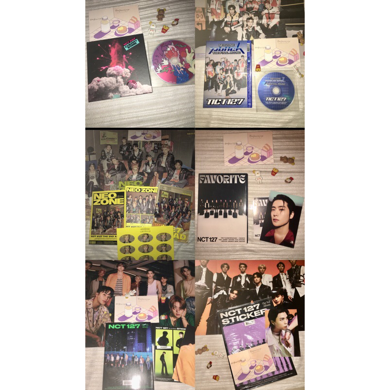 Jual Album only NCT 127 WAYV ( Cherry boom, Sticker, Punch, 1st Player ...