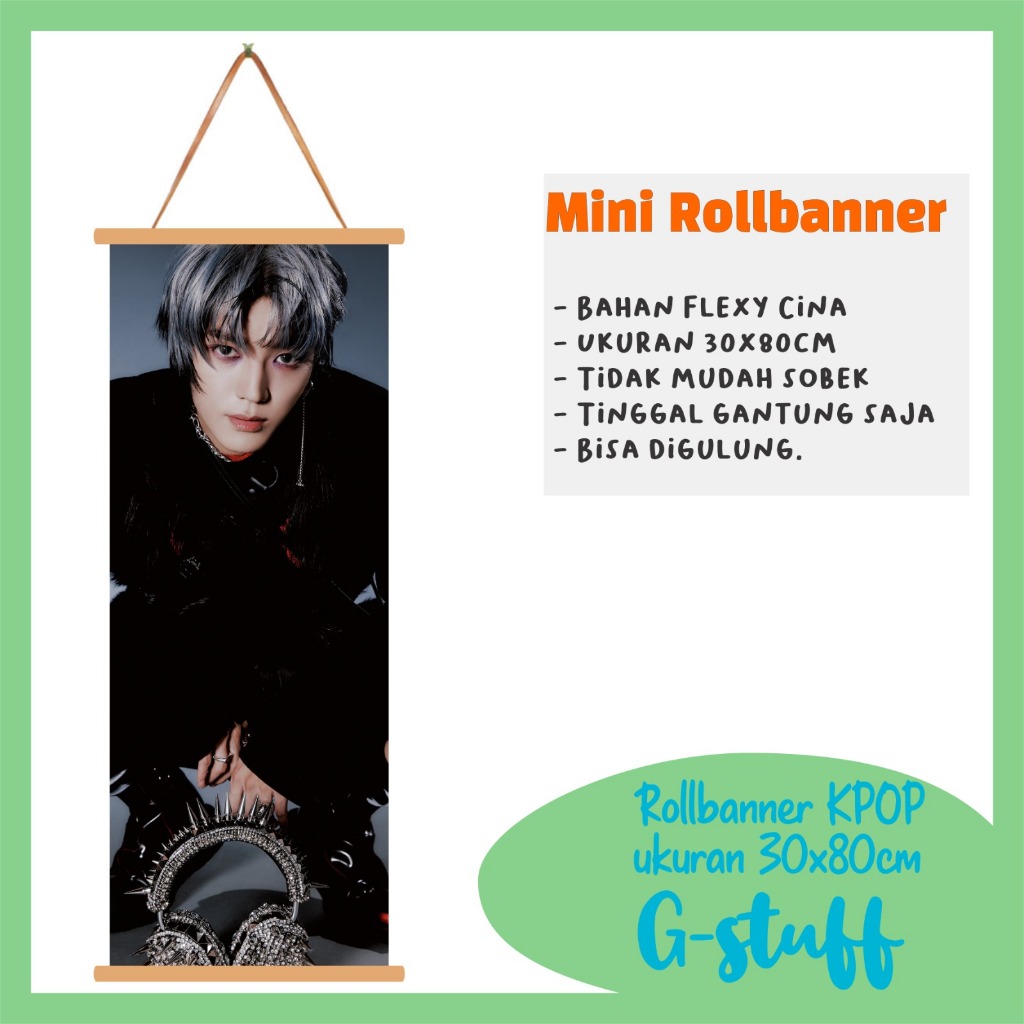 Jual MINI ROLL BANNER NCT 127 TAEYONG FACT CHECK | Shopee Indonesia