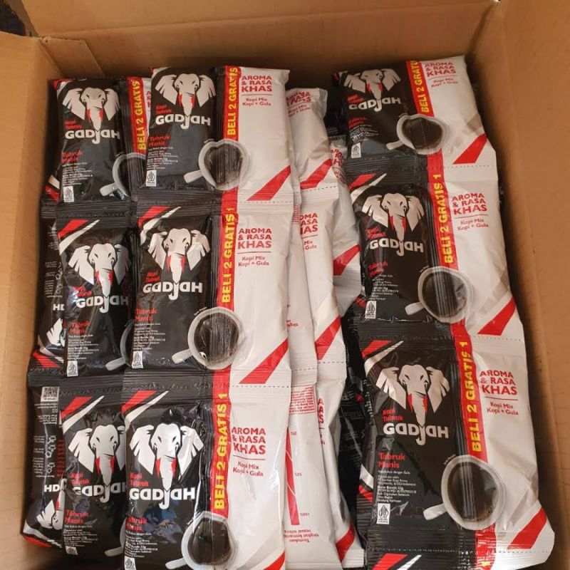 Jual kopi gajah renceng isi 10 pc | Shopee Indonesia