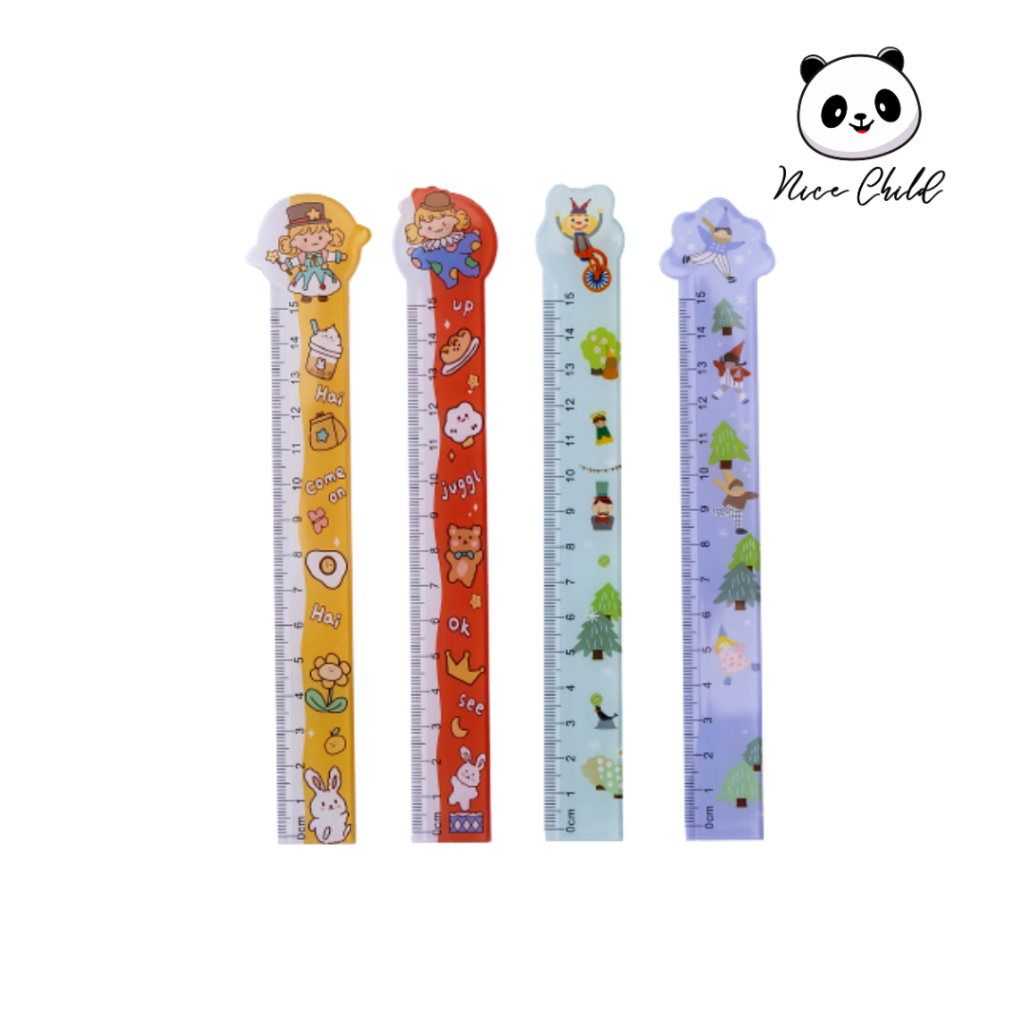 Jual NICE CHILD Penggaris Lucu 15 Cm Penggaris Anak Sekolah Motif ...