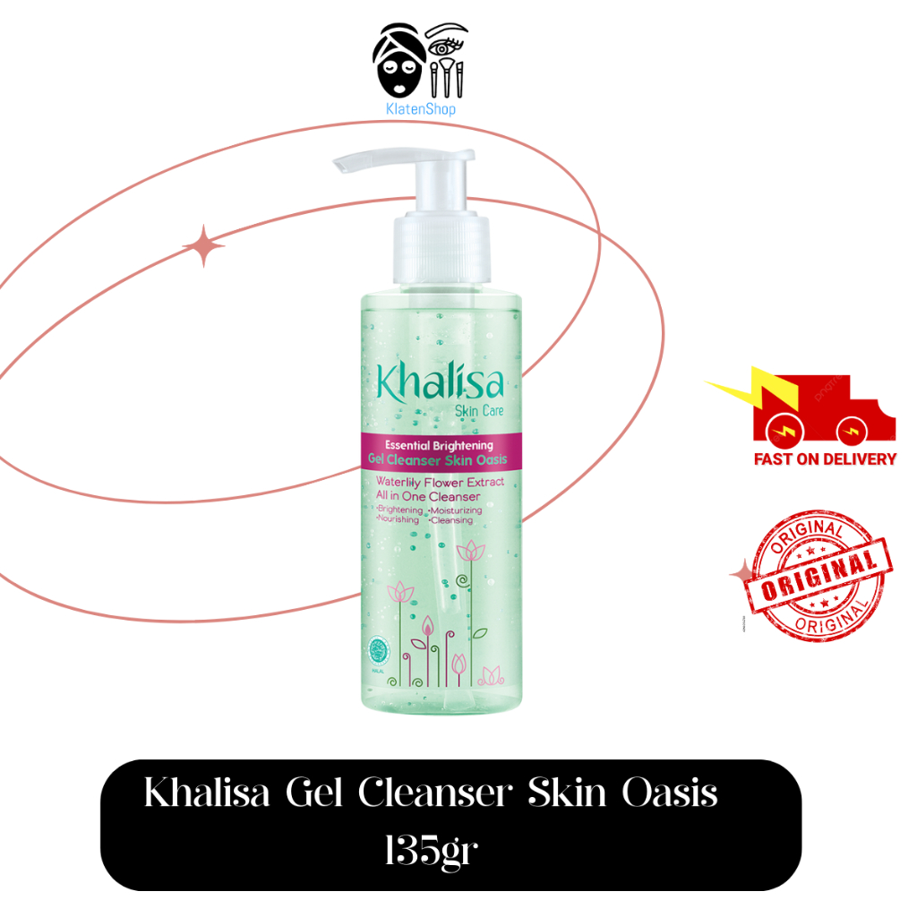 Jual Khalisa Gel Cleanser Skin Oasis 135gr | Shopee Indonesia