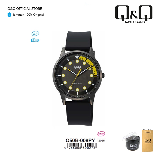 Jual Q&Q QnQ QQ Original Jam Tangan Pria Fashion Analog Silicone - Q50 ...