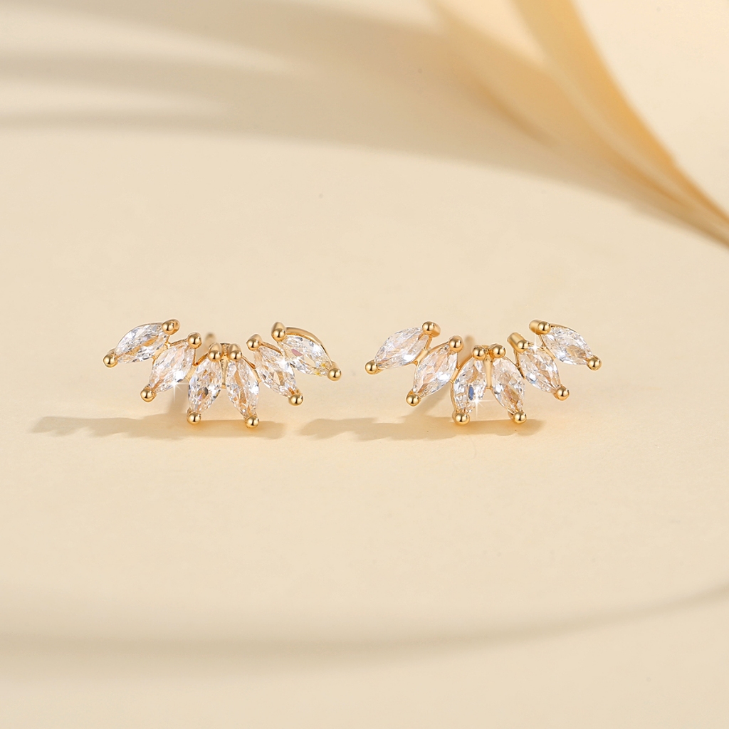 Jual Lanme Jewelry Anting Tusuk Titanium Fashion Korea Anting Zirkon ...