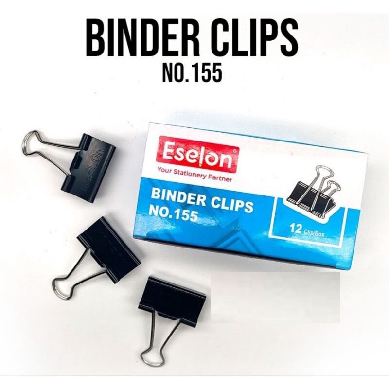 Jual BINDER CLIP 155 1 PACK (12 PCS) | Shopee Indonesia
