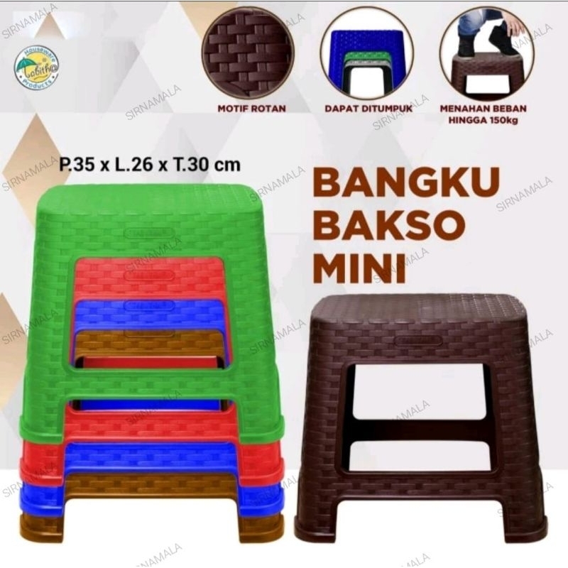 Jual BARU!!!Kursi Baso Segi Rotan Plastik Kursi Taman Kursi Bakso ...