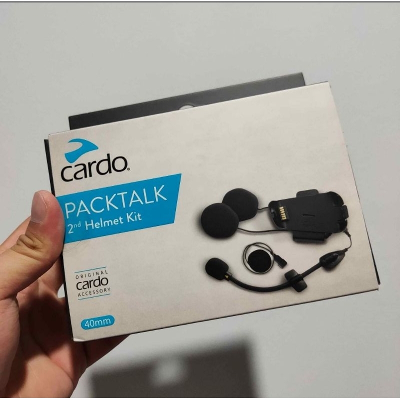 Jual audio kit cardo packtalk bold audiokit helmet speaker mic clamp ...