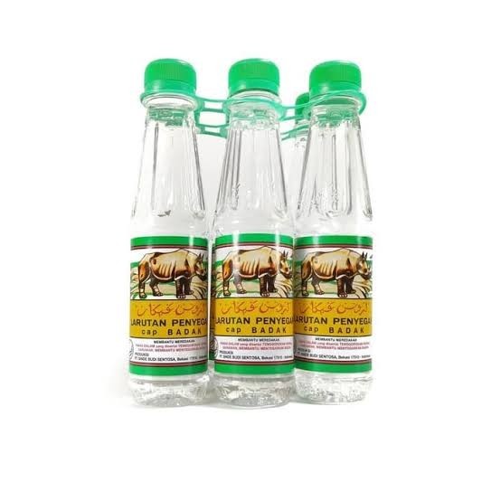 Jual LARUTAN PENYEGAR CAP BADAK 200 ml 1 Pack = 6 Botol Pereda Panas Dalam Sakit Tenggorokan ...