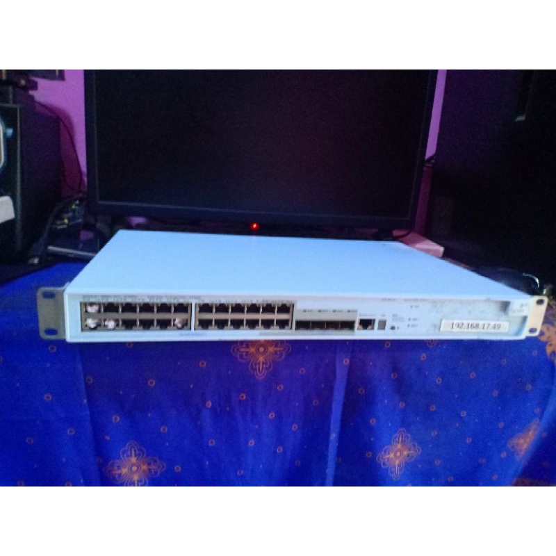 Jual Switch 3CR17661-91Switch 4200G 24 port gigabit10/100/1000 plus 4 port SFP Managed cek ...