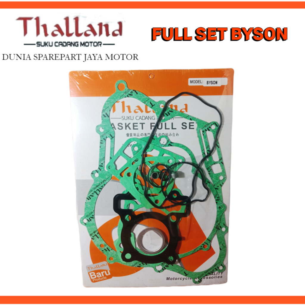 Jual GASKET PACKING PAKING FULL SET BYSON FULLSET BYSON PLUS SEAL KLEP THALLAND | Shopee Indonesia