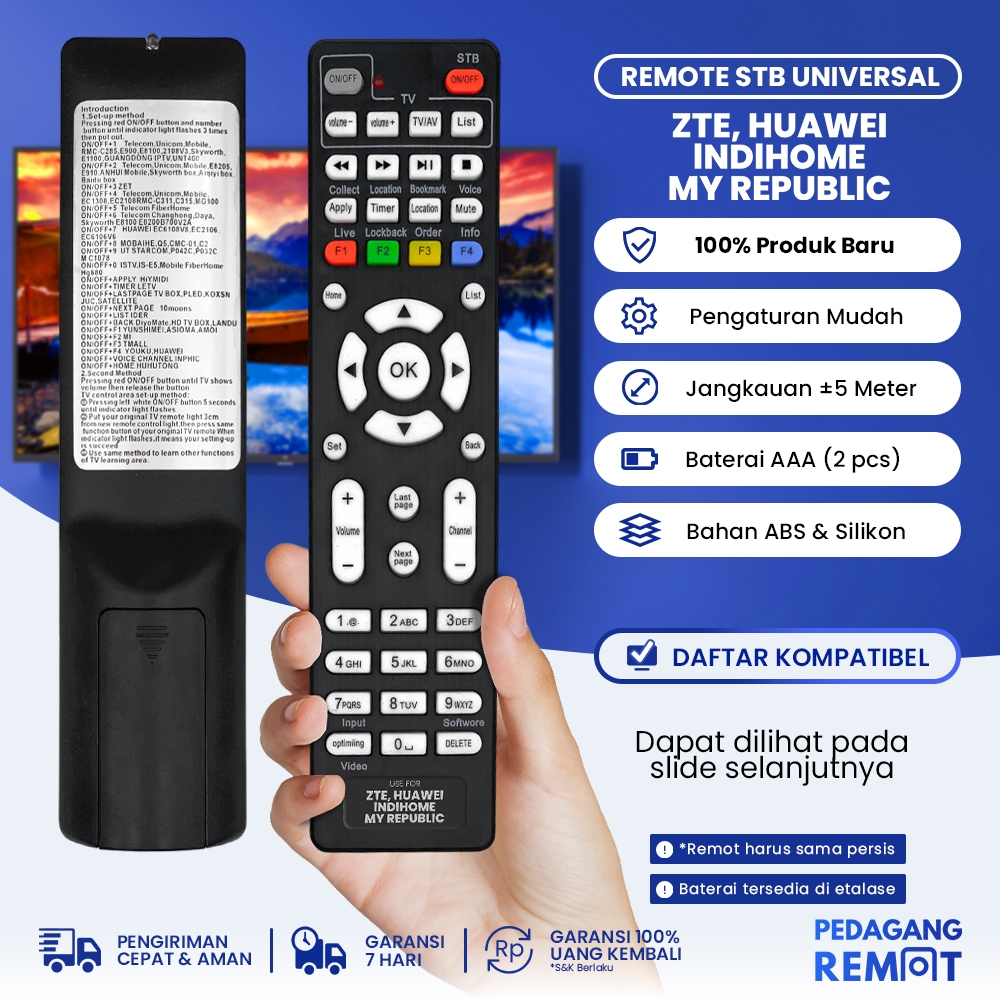 Jual Remot Receiver STB Android TV BOX ZXV10 B860H-V5 B760H / Set Top ...