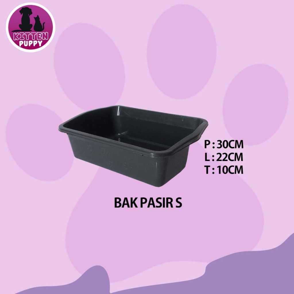Jual Cat Litter Box Kotak Bak Pasir Kecil Warna Kucing Tempat Pup ...