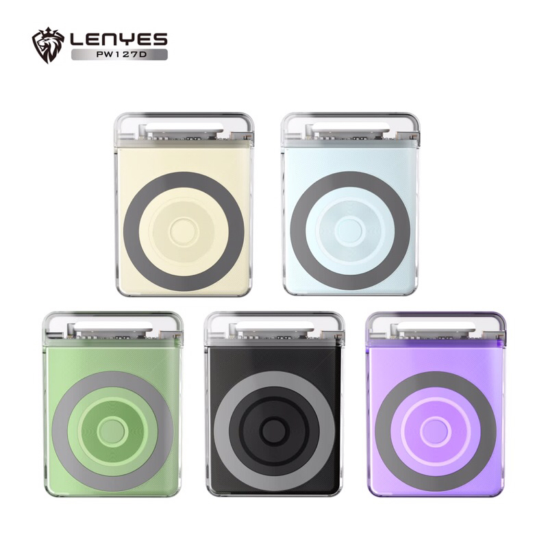 Jual LENYES PW127D Powerbank Transparan 10000mAh Fast Charging 15W ...