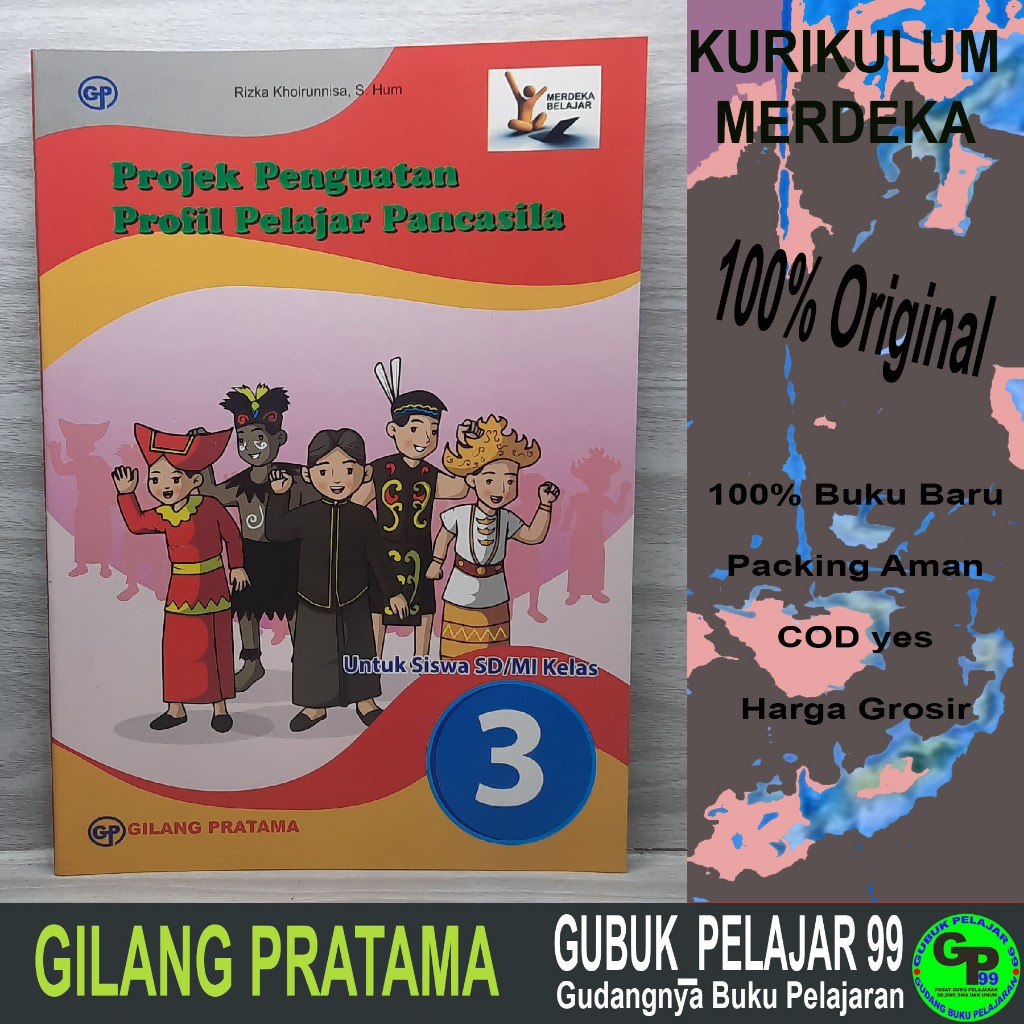 Jual Projek Penguatan Profil Pelajar Pancasila (P5) Kelas 3 SD/MI ...