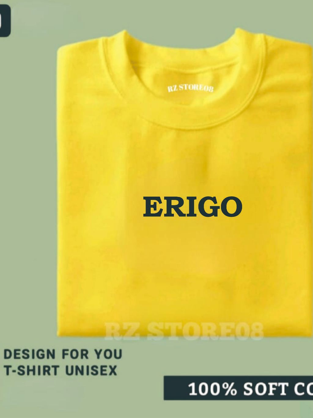 Jual Baju Kaos Erigo Pria Wanita Lengan Pendek Distro Erigo Tengah ...