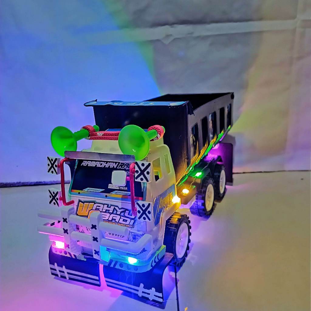 Jual mainan mobilan modifikasi truk konstruksi pasir ttp 02 keren ...